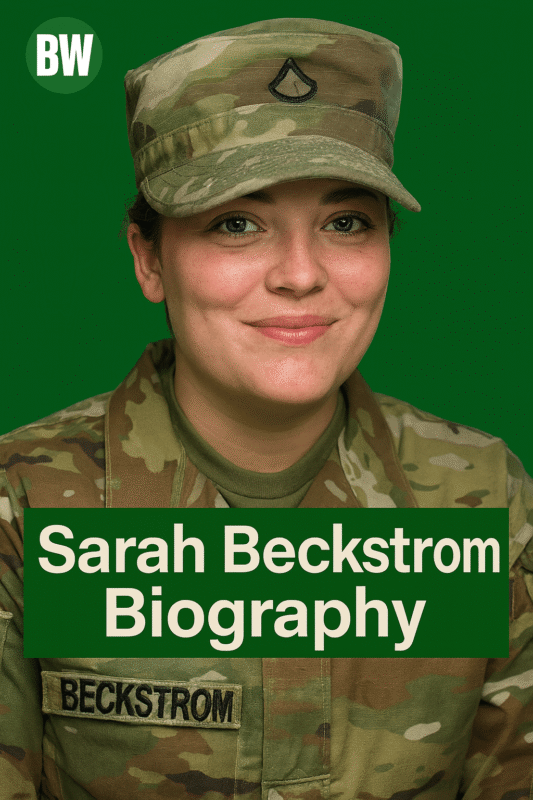 Sarah Beckstrom Biography: Age, Early Life, National Guard Service ...